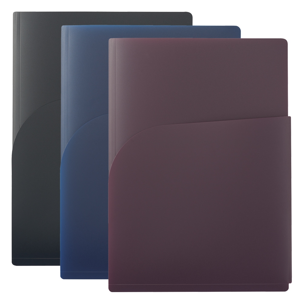 【LIHIT LAB.】Selfana Solid 1 Pocket Clear Holder A4 Size F-7201 | Shopee Malaysia