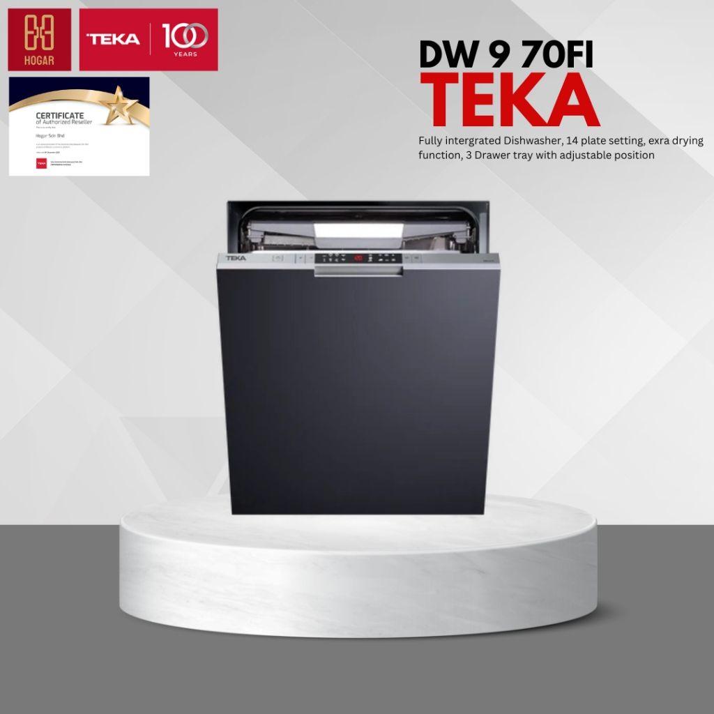 TEKA DISWASHER DW9 70FI | FULLY BUILT IN DISHWASHER DW 970 FI | FULLY INTEGRATED DISHWASHER ...