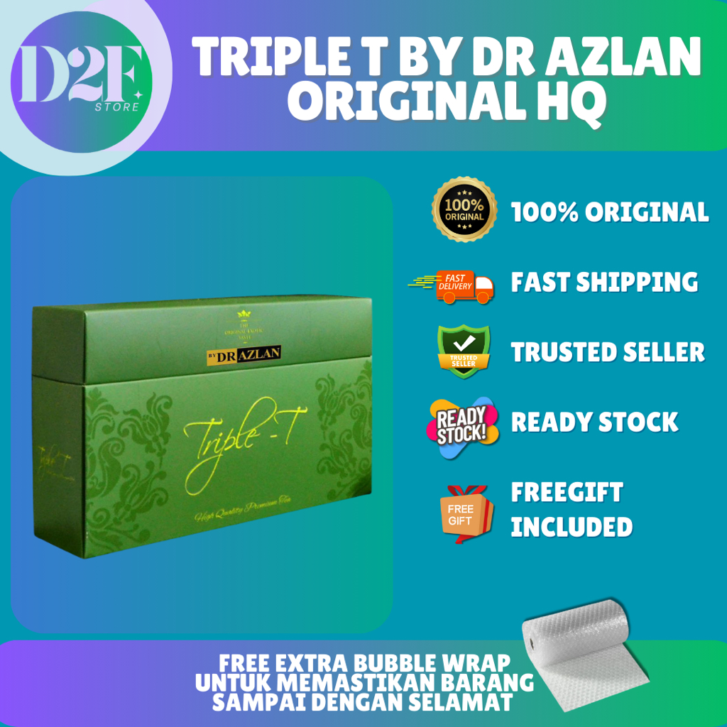 (ORIGINAL HQ) TRIPLE T BY DR AZLAN READY STOCK FAST SHIPPING | Shopee ...
