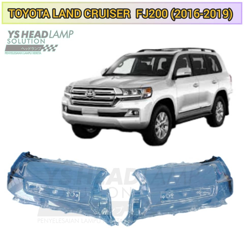 TOYOTA LAND CRUISER FJ200 (2016-2018) 16 17 18 FRONT HEADLAMP COVER ...