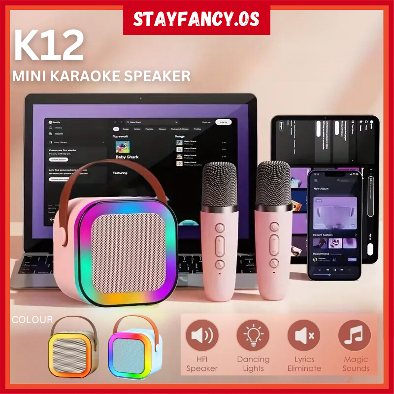 S.F Wireless Karaoke Speaker Wireless Portable Mini Speaker Speaker Karaoke Mini Speaker Set ...