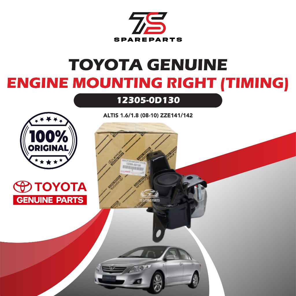 Toyota Engine Mounting Right (Timing) 12305-0D130 Altis ZZE141/142 ...