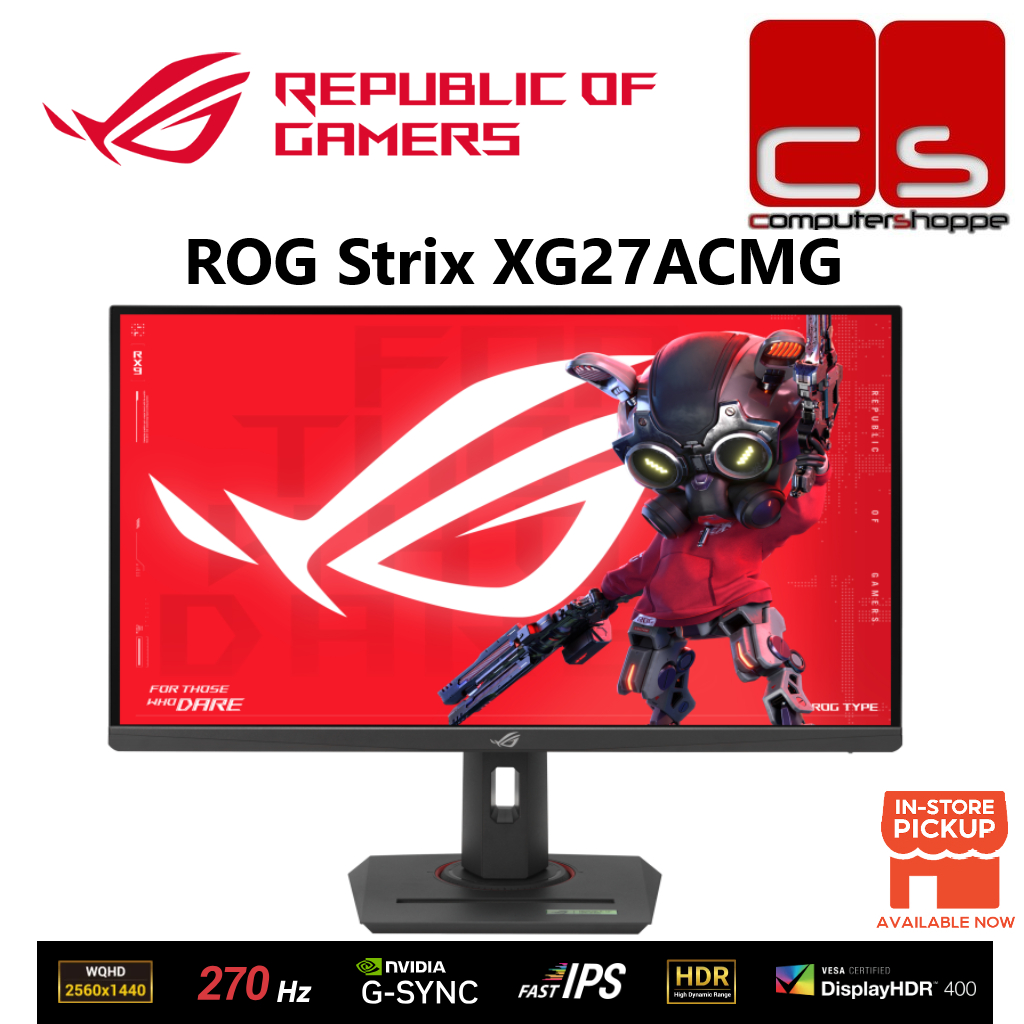 Asus ROG Strix XG27ACMG 27'' QHD 270HZ 1MS G-SYNC Fast IPS Gaming ...