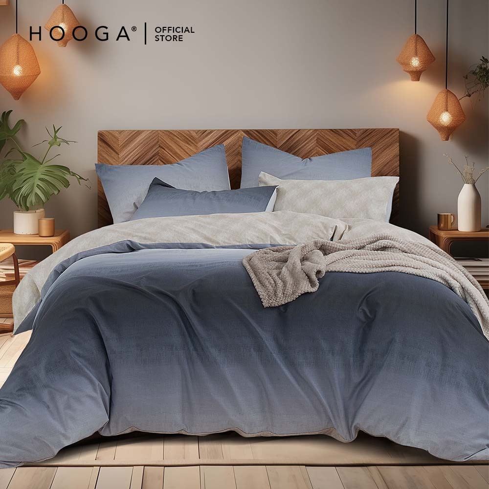HOOGA Cara 800TC Cotton Sateen Bedsheet Fitted Sheet Set | Shopee Malaysia