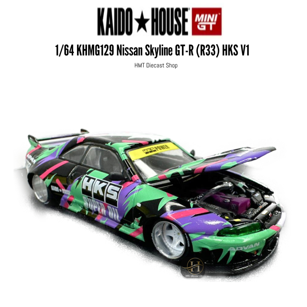 (READY STOCK) KAIDO HOUSE X MINI GT KHMG129 NISSAN SKYLINE GT-R (R33 ...