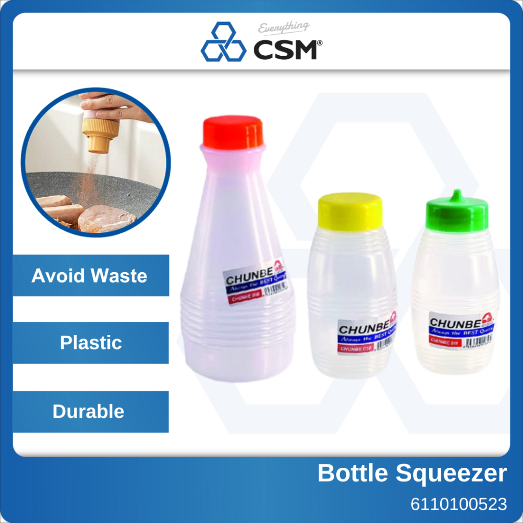 Plastic Powder Squeezer Bottle For Kitchen (Pepper, BBQ, Sugar, Honey ...