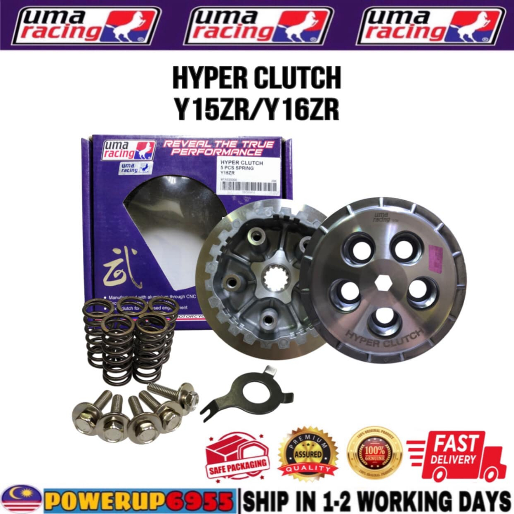 ORIGINAL UMA RACING HYPER CLUTCH Y15ZR Y15 Y16ZR Y16 R15 V3 | Shopee ...