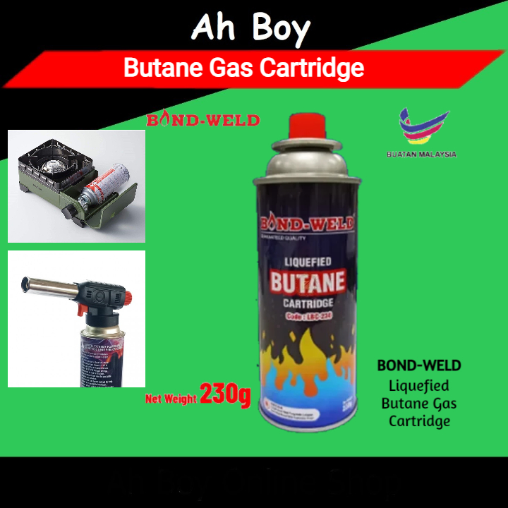 Liquefied Butane Gas Cartridge ( BOND WELD ) Gas Lighter | Gas Torch ...