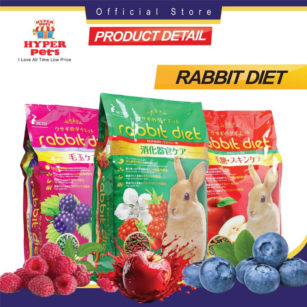 Rabbit Diet 3kg l Rabbit Diet 3 kilo Premium Rabbit Food / Makanan ...