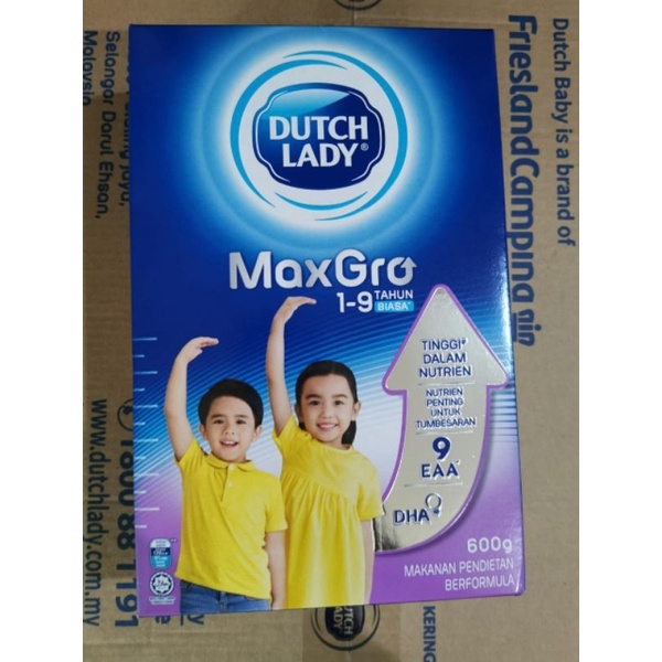 (600g)Dutch lady maxgro (1-9 tahun) | Shopee Malaysia