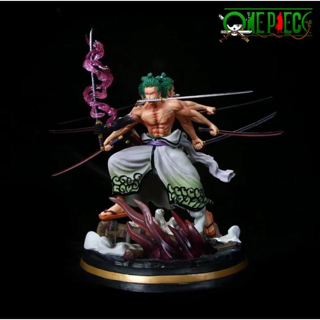 One Piece Wano Country Roronoa Zoro Asura Mode Ultimate Nine Sword ...