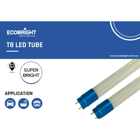 IWACHI / ECOBRIGHT 30W LED TUBE SUPERBRIGHT 6500K 4ft 超亮LED 长灯管 ...