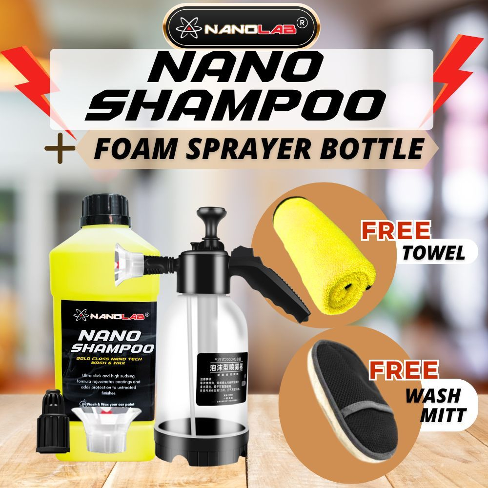 [NANOLAB] Premium Nano Wash Shampoo | Syampu Cuci Kereta & Bike | Car ...