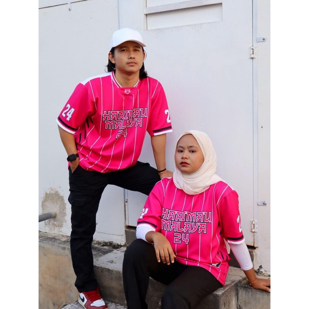 [READY STOCK] [S TO PLUS SIZE] NFL JERSEY HARIMAU MALAYA PINK (A03 ...