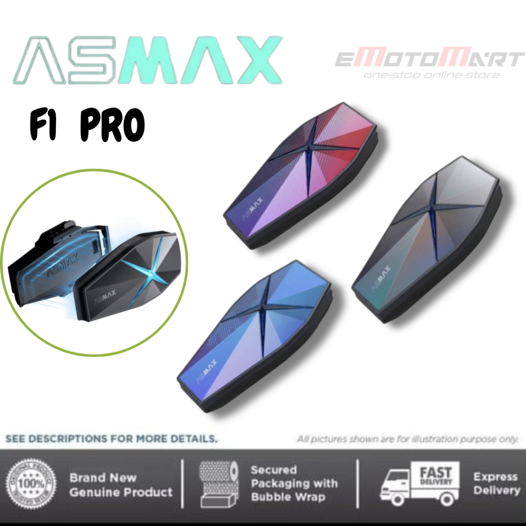 ASMAX F1 【 PRO 】 Motorcycle Helmet Mesh Intercom Exclusive self ...