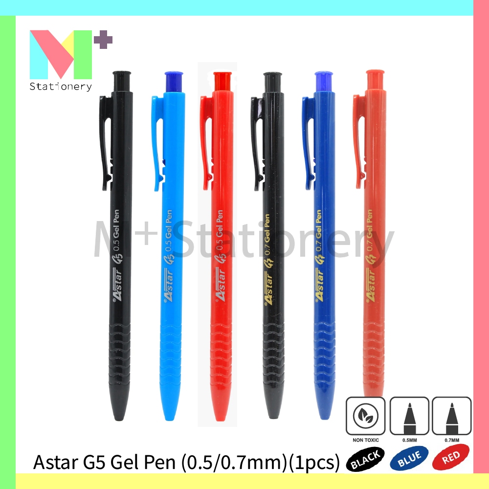Astar G5 Gel Pen 0.5/0.7MM (1'pcs) / Super Smooth G Series Gel Pen ...