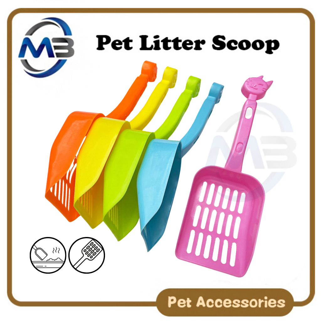 Penyodok Pasir Kucing | Pet Cat Litter Scoop Various Colour Cat Litter ...