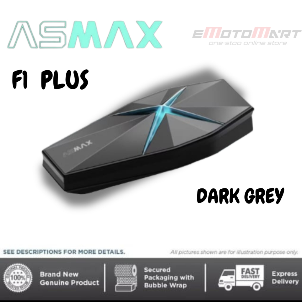 ASMAX F1 PLUS Motorcycle Helmet Mesh Intercom 10 Riders AI VOICE ...