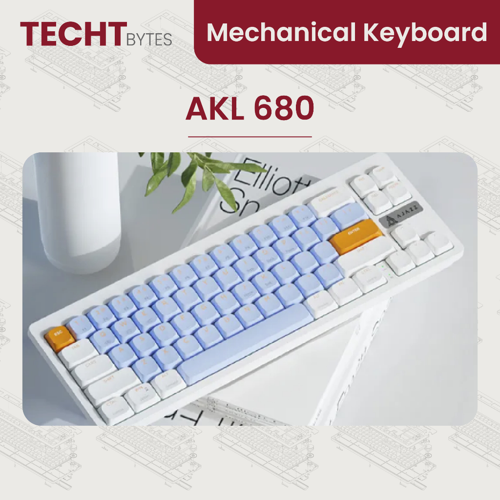 Ajazz AKL680 Low-Profile Mechanical Keyboard - Wireless (65%) | Shopee ...