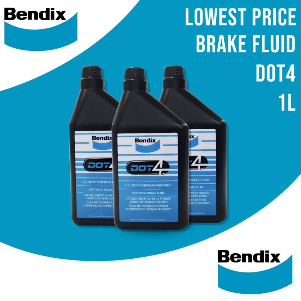 【SABAH】Bendix Genuine Synthetic Dot 4 Brake Oil Clutch Fluid 1L ...