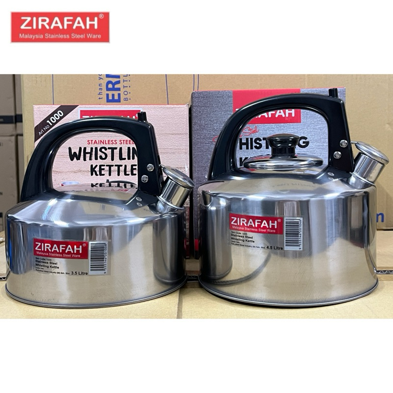ZIRAFAH 3.5 LT/4.5LT STAINLESS STEEL WHISTLING KETTLE /CEREK BERBUNYI ...