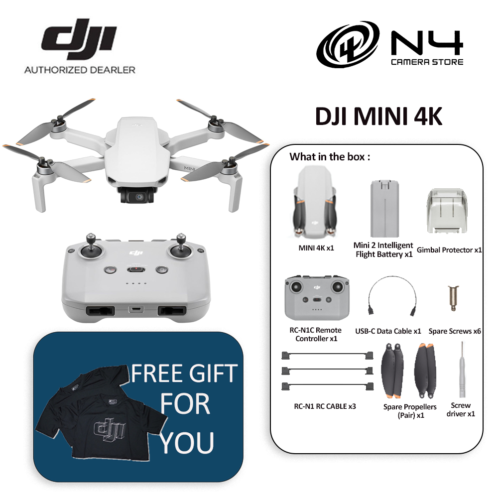 DJI Mini 4K - Under 249 g | Easy To Use | Intelligent Modes | 31-Min ...