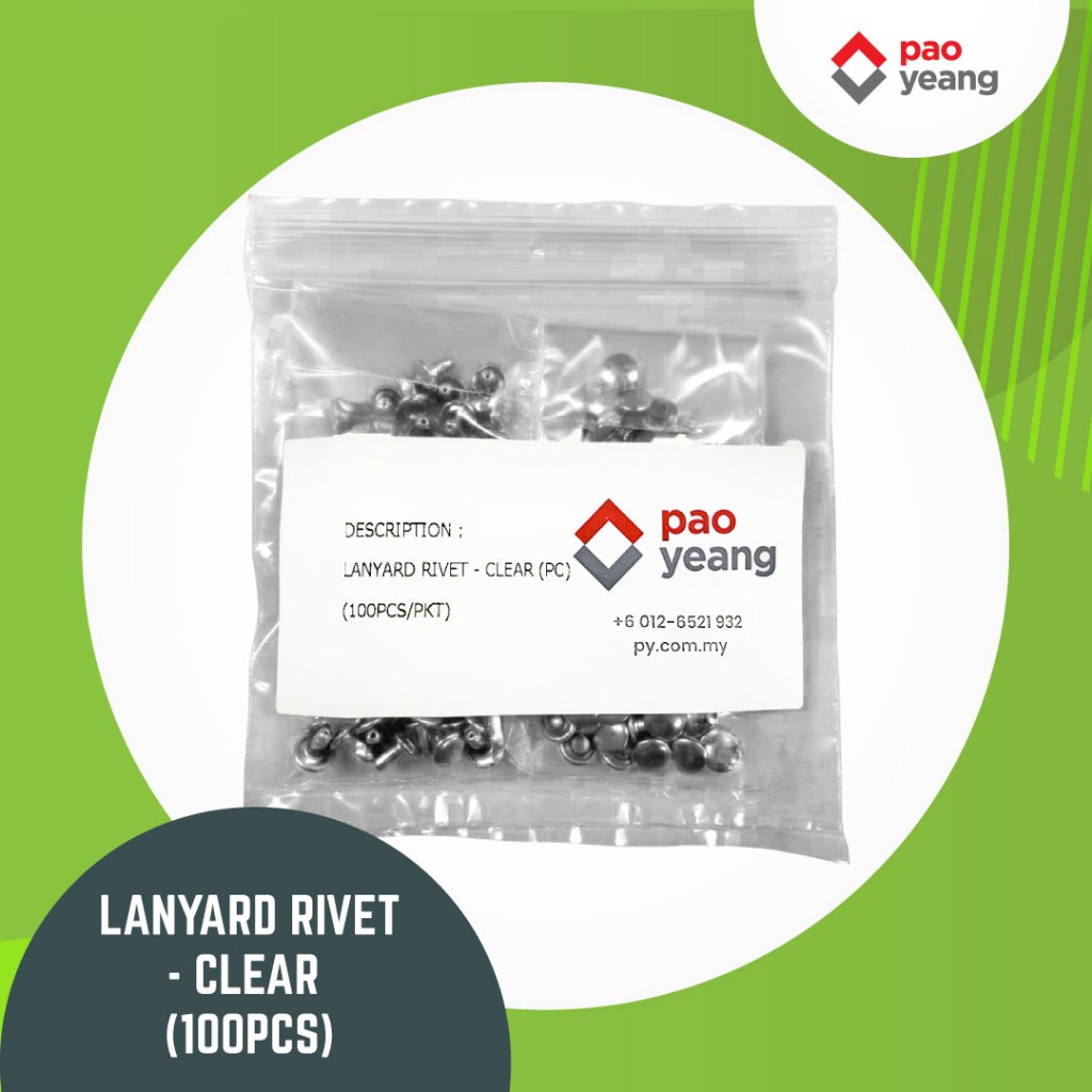 LANYARD RIVET - CLEAR (1pack=100pcs) | Shopee Malaysia