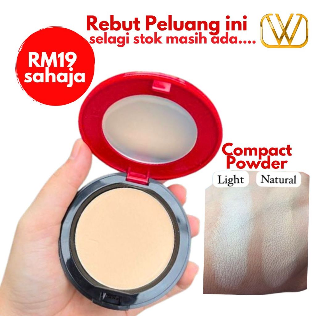 💯ORIGINAL 】 WAWA COMPACT POWDER | BEDAK COMPACT by WAWA COSMETICS ...