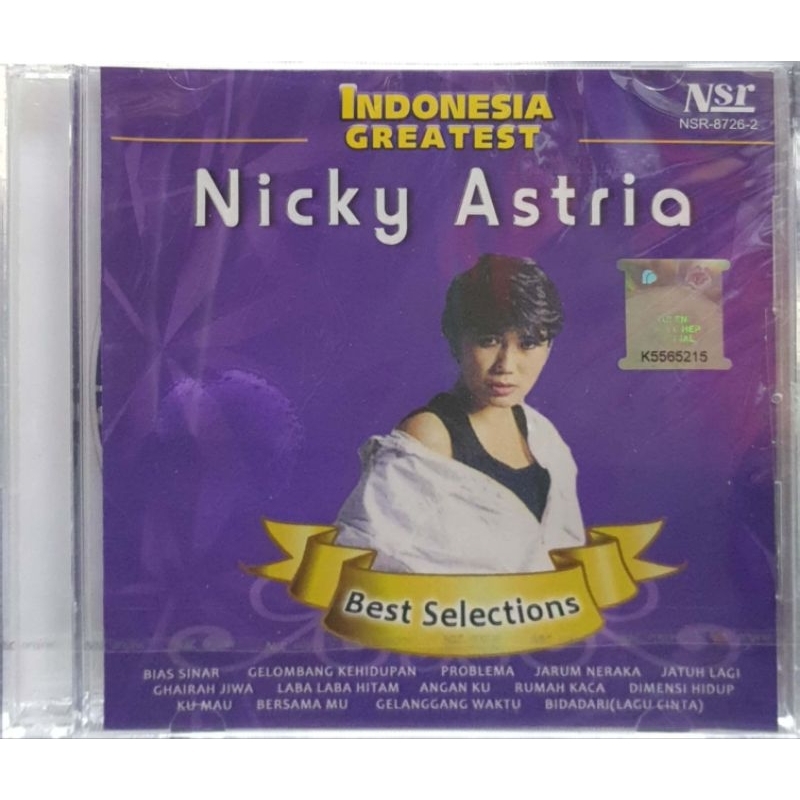 Nicky Astria - Best Selections (CD) | Shopee Malaysia