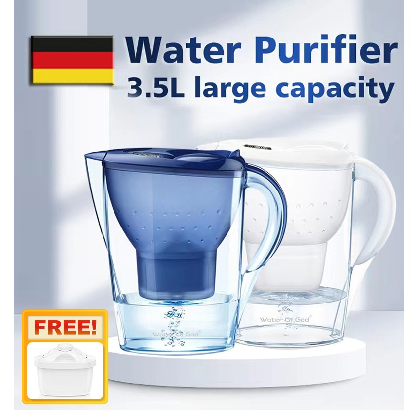 [Ready Stock]Filter Kettle 3.5L Fliter Pitcher Alkaline Water Fitler ...