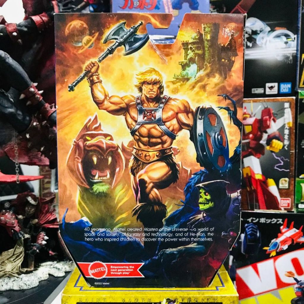 MATTEL 40TH ANNIVERSARY HEMAN MASTERS OF THE UNIVERSE - HE-MAN | Shopee ...