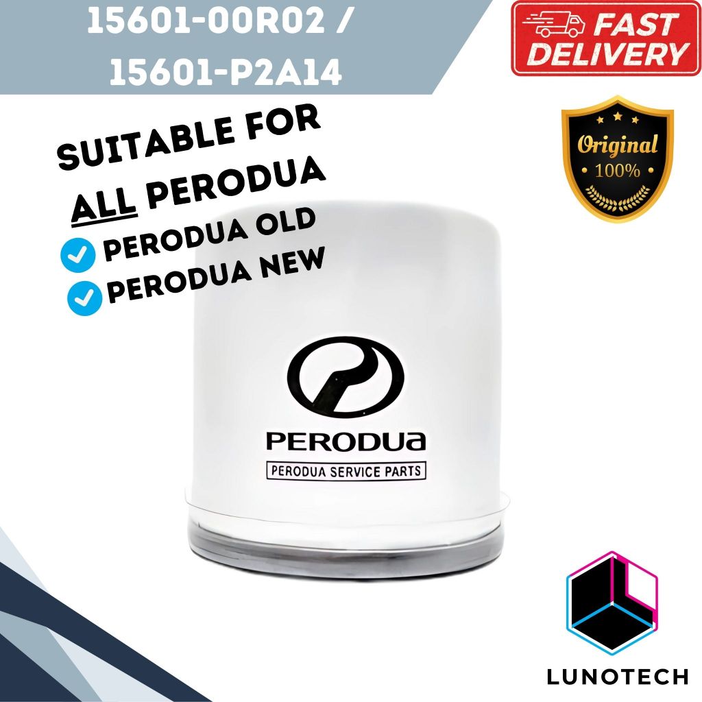 [ORIGINAL] Perodua Oil filter 15601 00R02 / 15601 P2A14 For ALL PERODUA ...