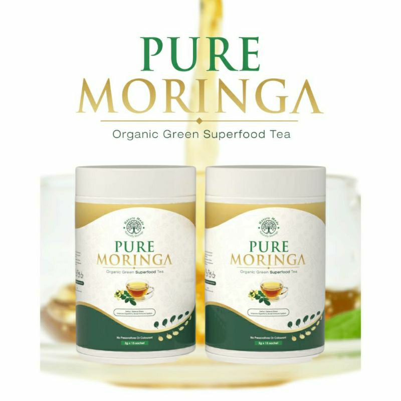 READY STOCK Nature Made MY Pure Moringa Organic Green Superfood Tea 15 ...