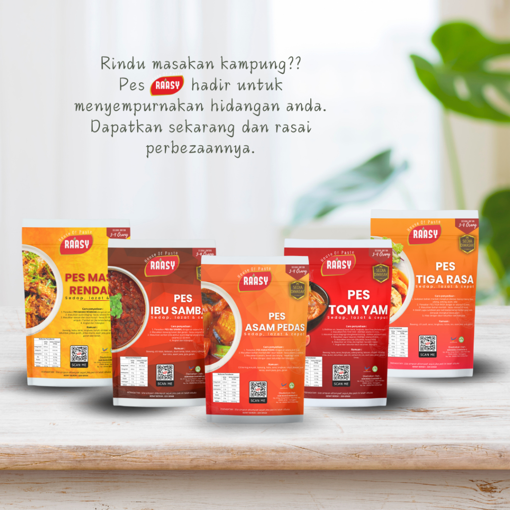Aneka Pes Masakan, Pes Asam Pedas, Pes Rendang, Pes Ibu Sambal, Pes ...