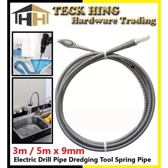 Electric Drill Pipe Dredging Tool Spring Pipe Sewer Pipe Unblocker ...