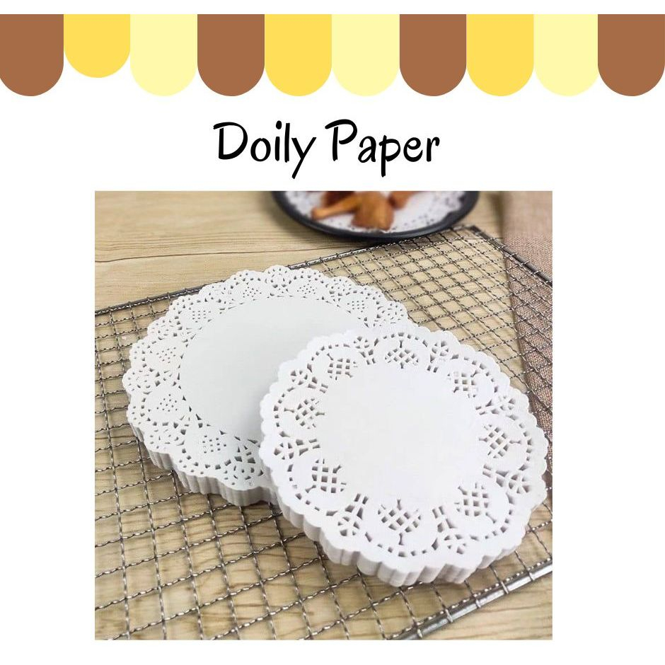 200pcs White Doily Paper/ Dolly Paper / Doyley Paper / Doilies Paper ...