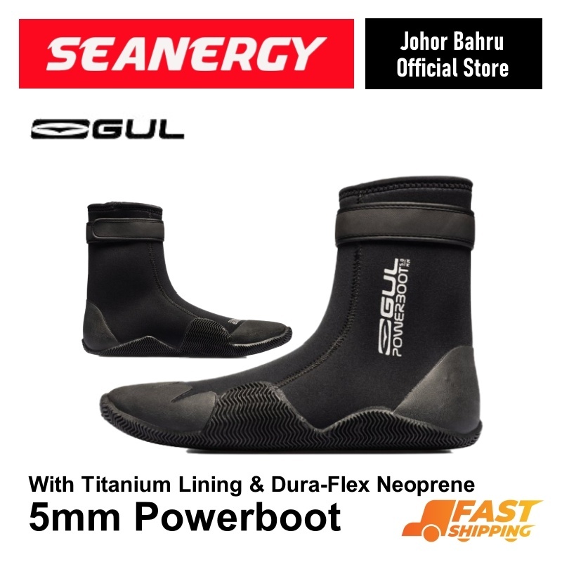 (CLEARANCE) GUL 5mm Powerboot Diving Boot Booties for Scuba Diving ...