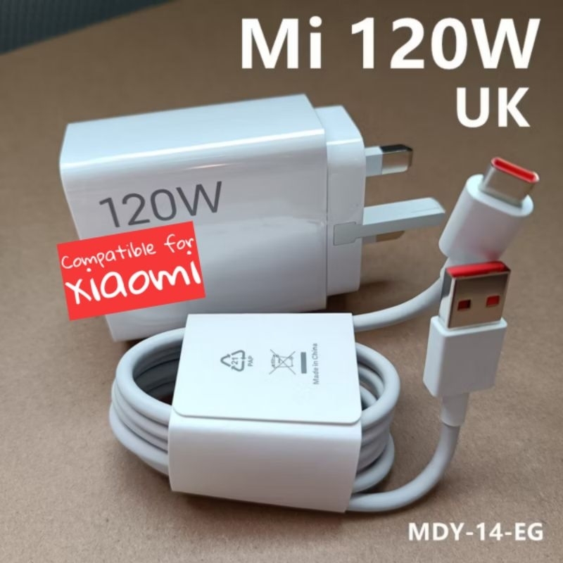 Xiaomi 120W 67W Charger Mi 11 Poco X3 X5 Pro Pad 5 Type C Turbo Fast ...