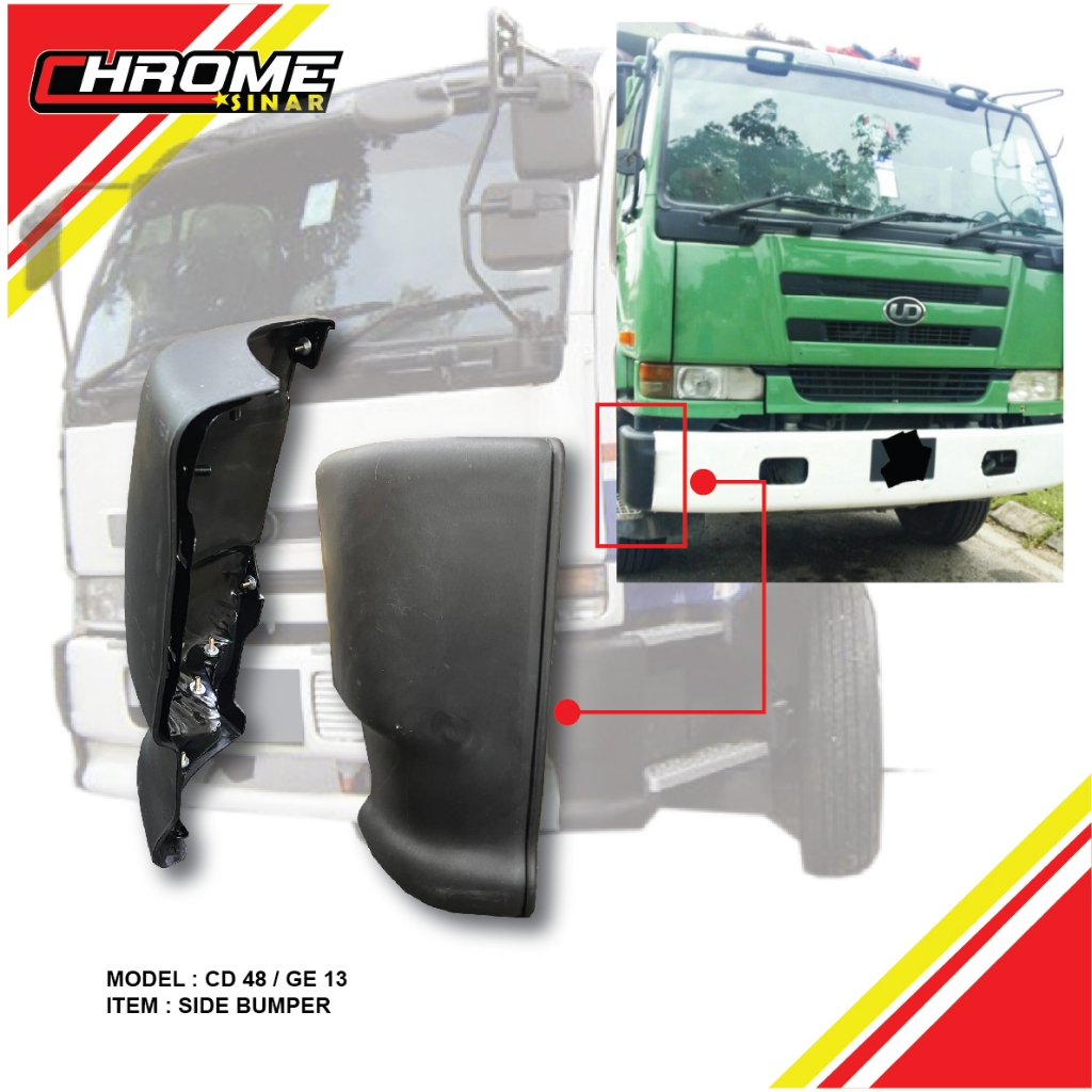 NISSAN UD CD45 SIDE GARNISH BUMPER PF6 COVER | Shopee Malaysia