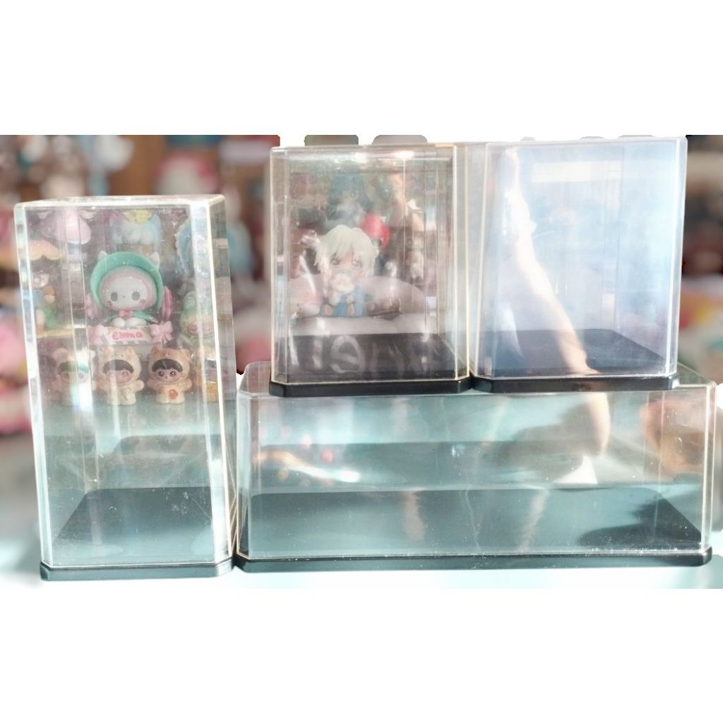 USED Daiso Japan Toy Figure Acrylic Display Storage Box Collection ...
