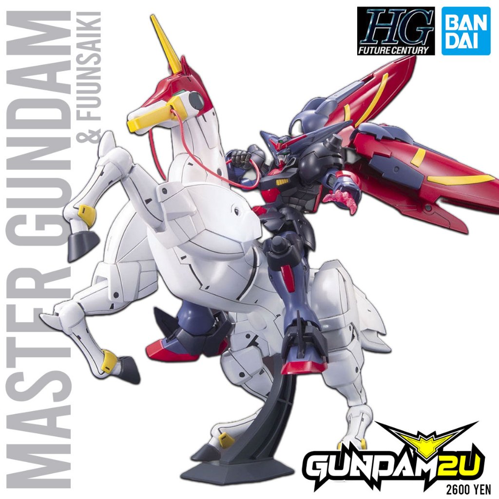 BANDAI HG 1/144 Master Gundam & Fuunsaiki - High Grade HGFC 128 G ...