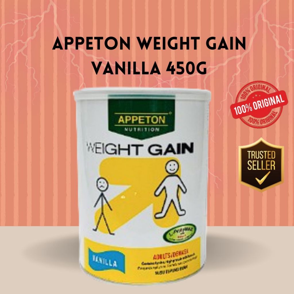 APPETON WEIGHT GAIN VANILLA 450 G | Shopee Malaysia