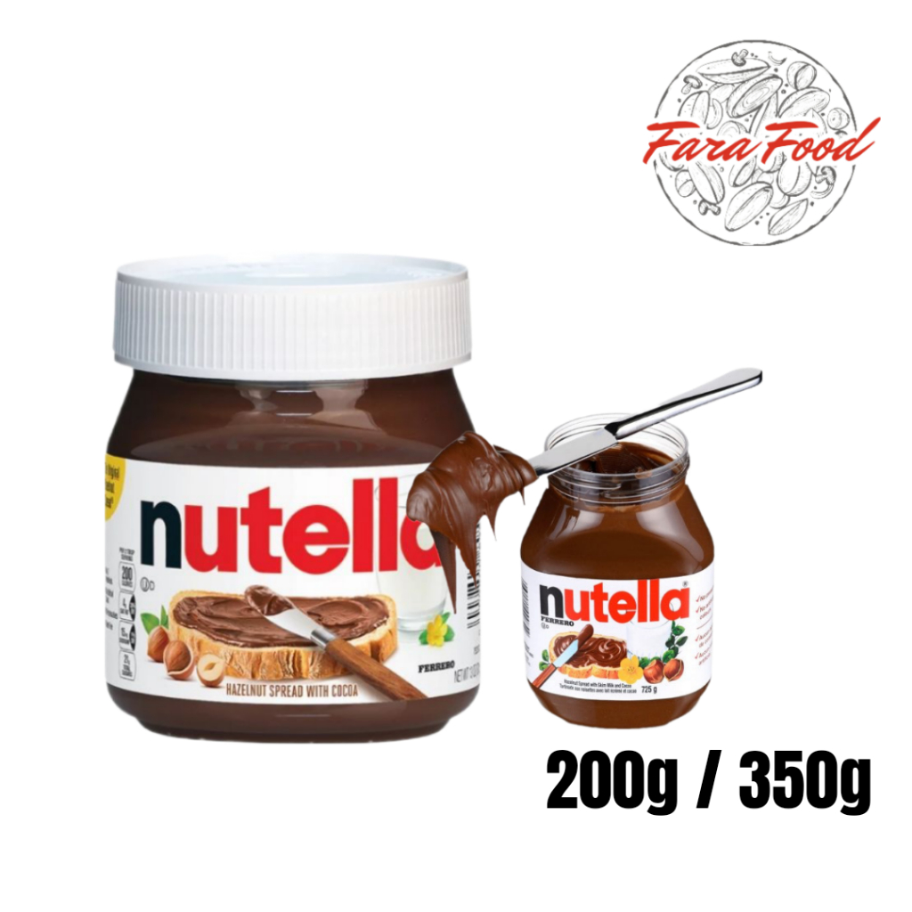 Chocolate Coklat Nutella Ferrero with Cocoa Hazelnut Spread Bottle 200g | 350g | Shopee Malaysia