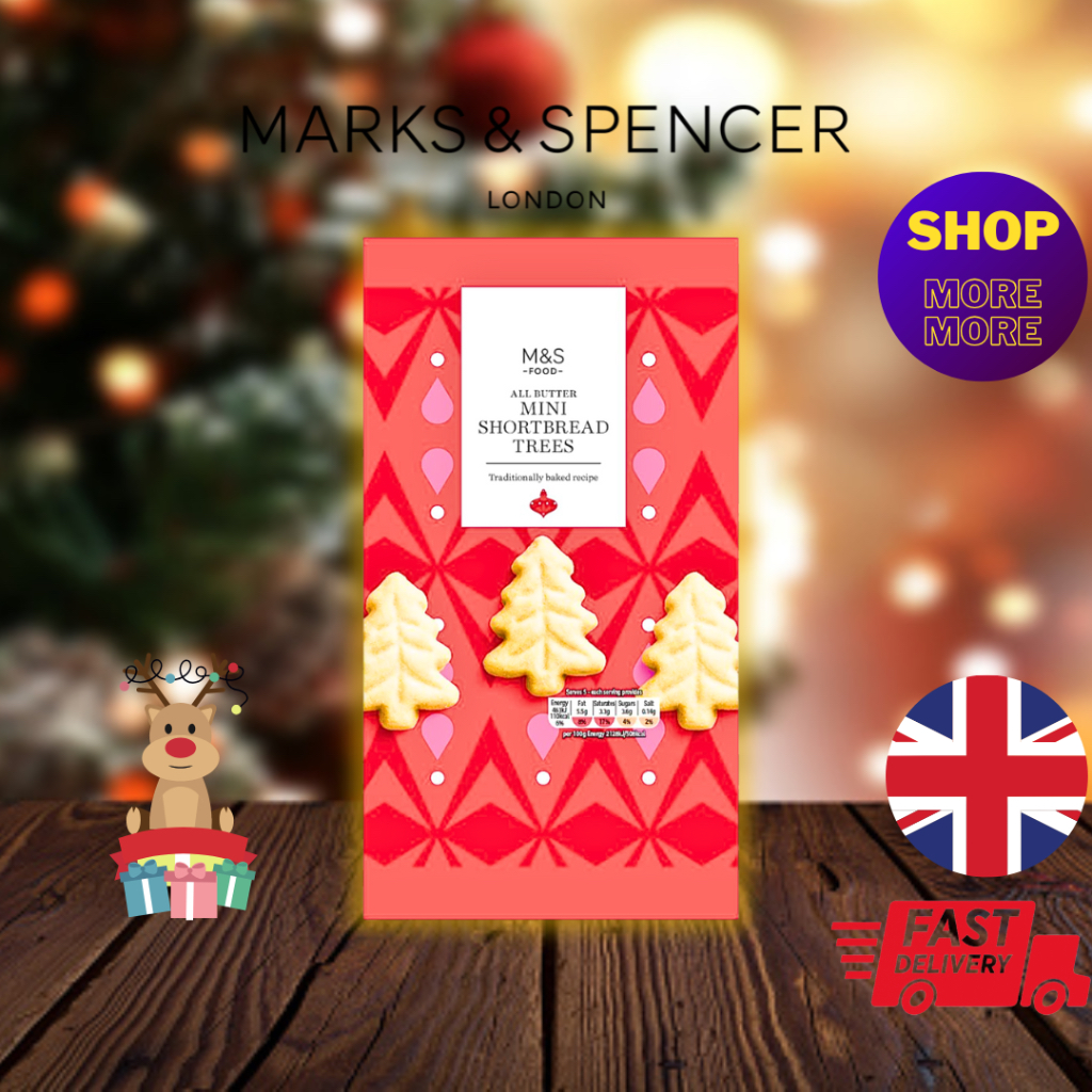 [CNY Gifts🌸] M&S 🇬🇧 Marks & Spencer Christmas Cookies All Butter Mini ...