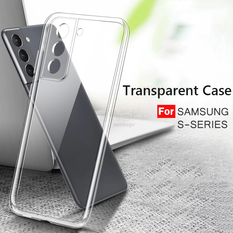 For Samsung Galaxy S20 S21 FE S20+ S21+ Plus Ultra 5G Transparent Armor ...