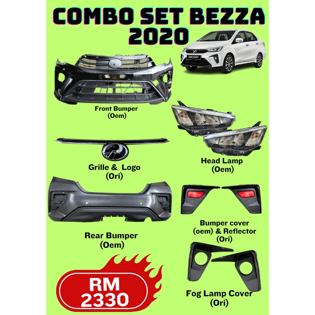 Fastlink Set Combo Convert Perodua Bezza 2016 To Bezza 2020 100% New ...