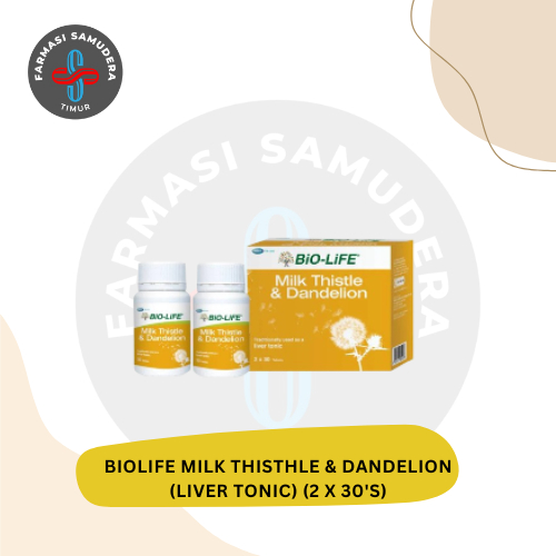 BIOLIFE MILK THISTHLE & DANDELION (LIVER TONIC) (2 X 30's) | Shopee ...