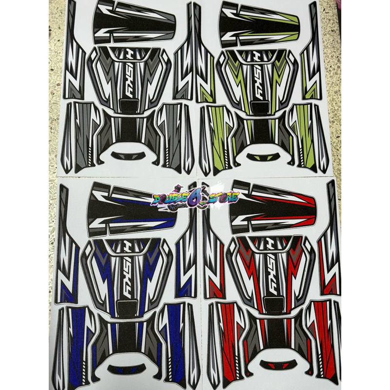 SYM Husky150 Tank Pad High Quality Embossed Sticker Protector Sticker ...