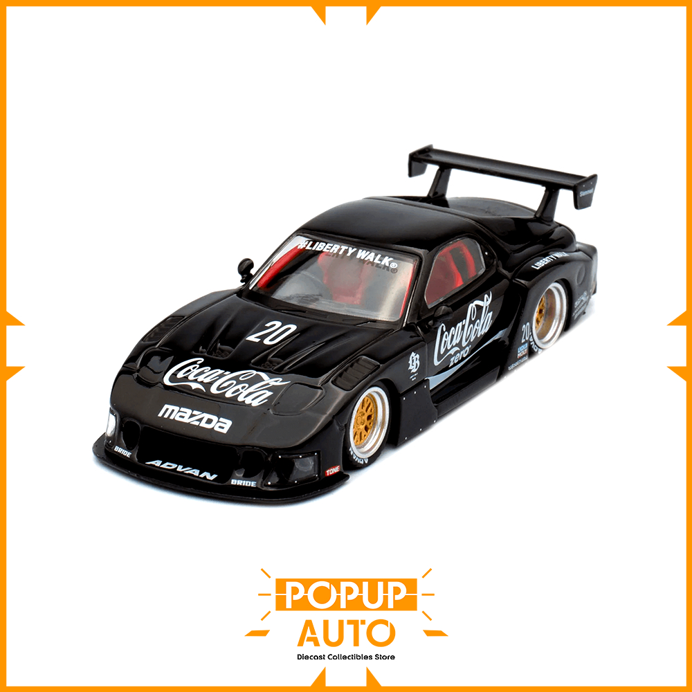 Inno64 1:64 MAZDA RX7 (FD3S) LB-SUPER SILHOUETTE BLACK IN64-LBWK-RX7-01 ...