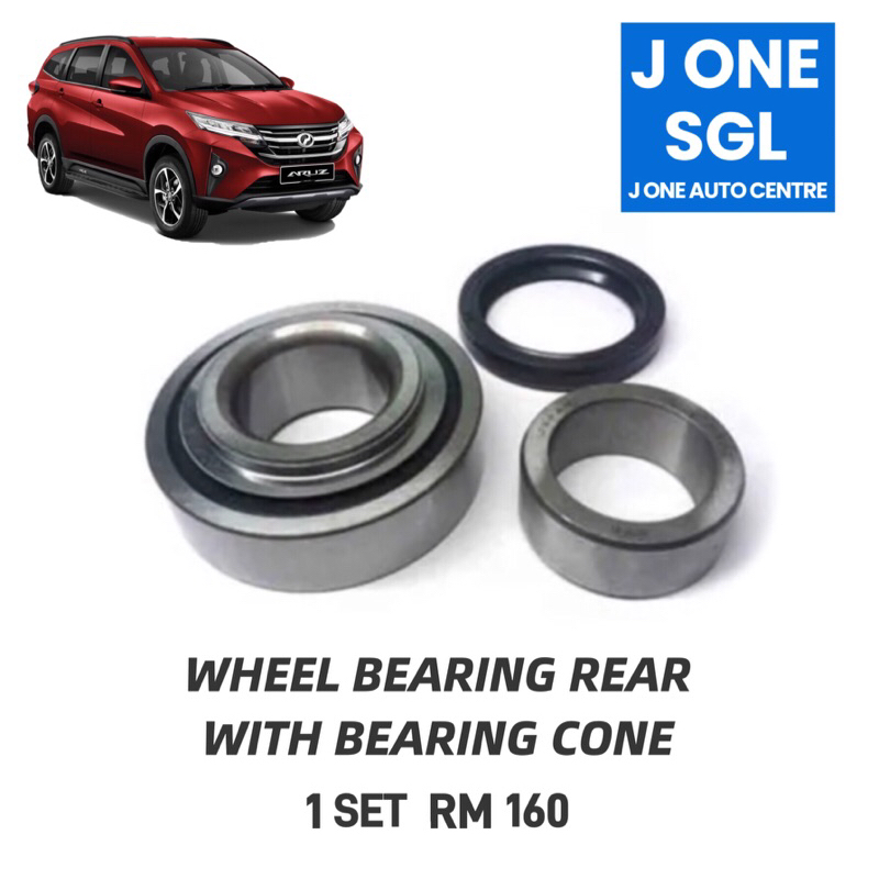 WHEEL BEARING REAR / BELAKANG WITH BEARING CONE FOR PERODUA ARUZ (2019 ...